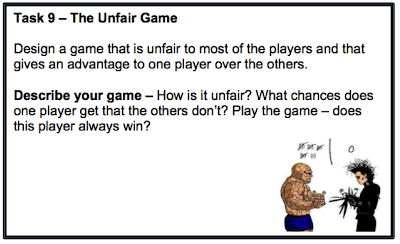 Authentic Inquiry Maths: The Unfair Game