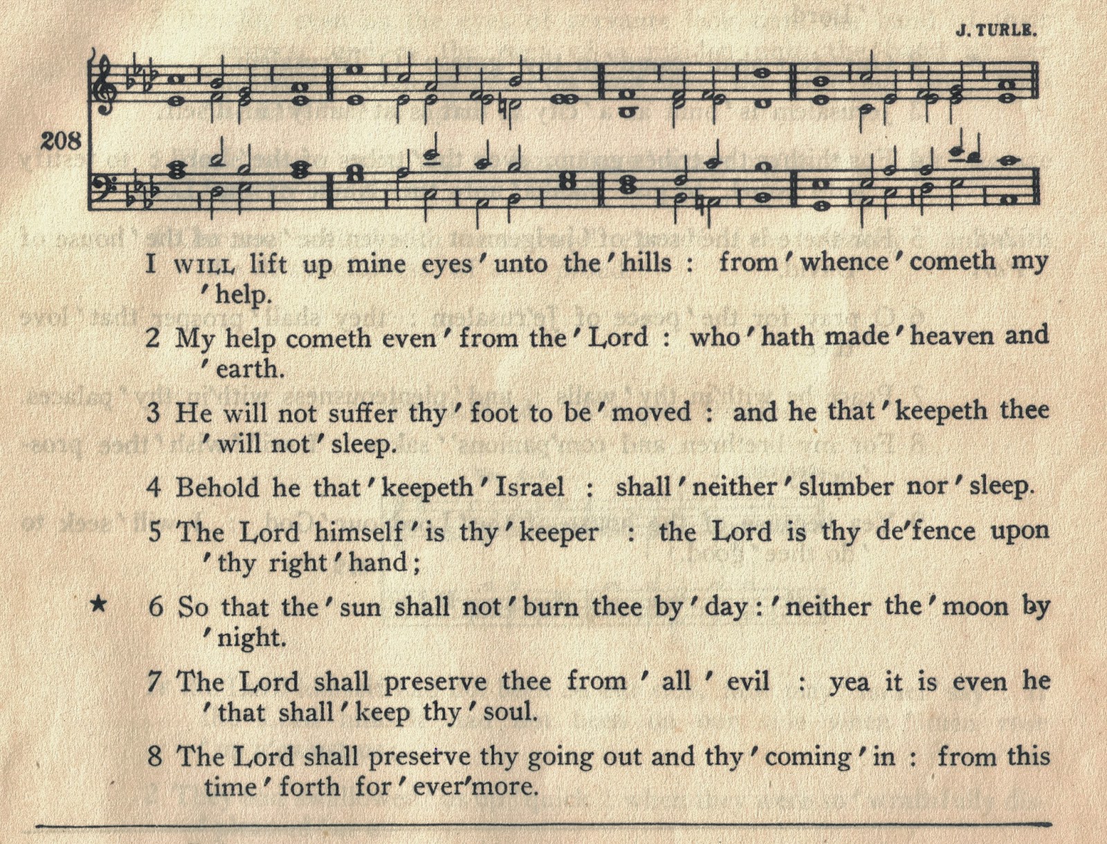 G Ahlk Psalm 121
