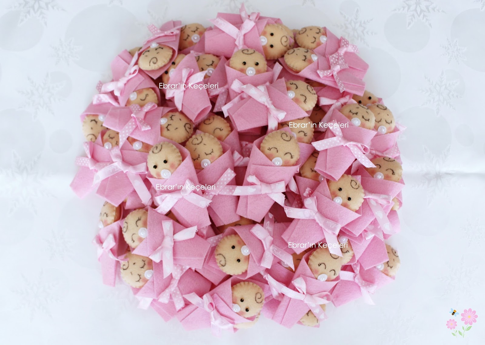 Ebrar'ın Keçeleri - Keçe Tasarım Ürünleri: Hanne'nin Kundakta Bebek ...