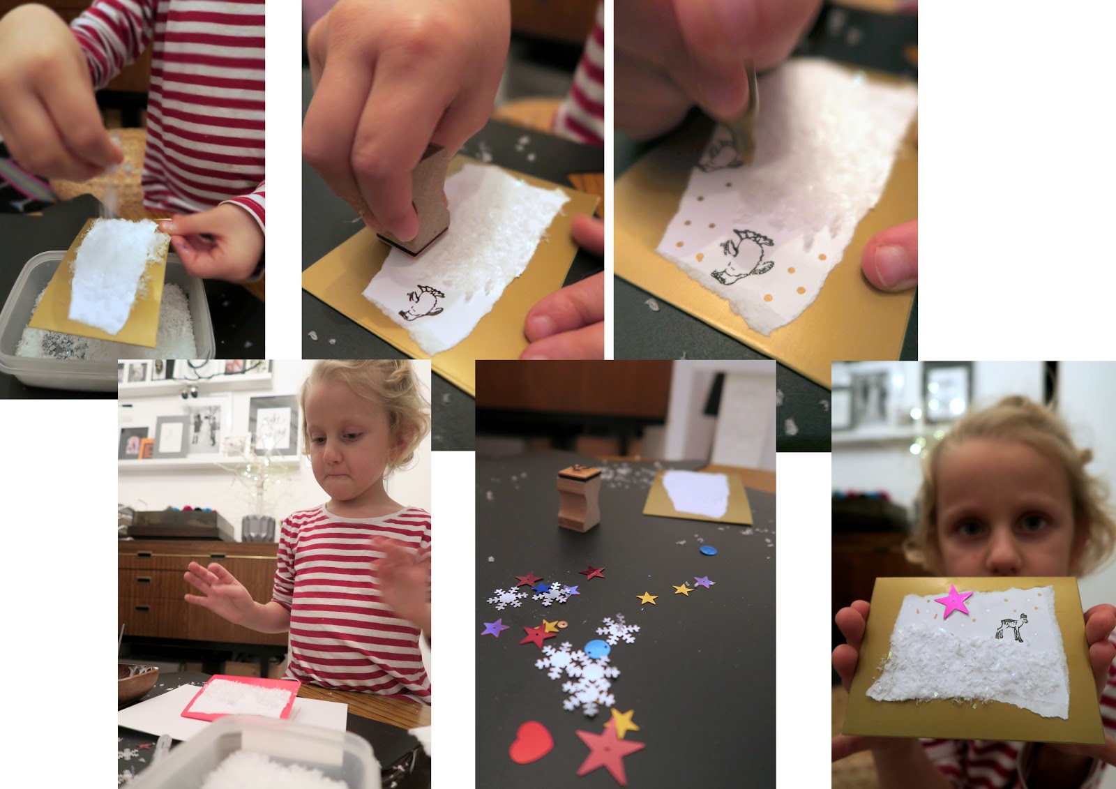 Snowy Christmas cards | mamaisdreaming.blogspot.co.uk