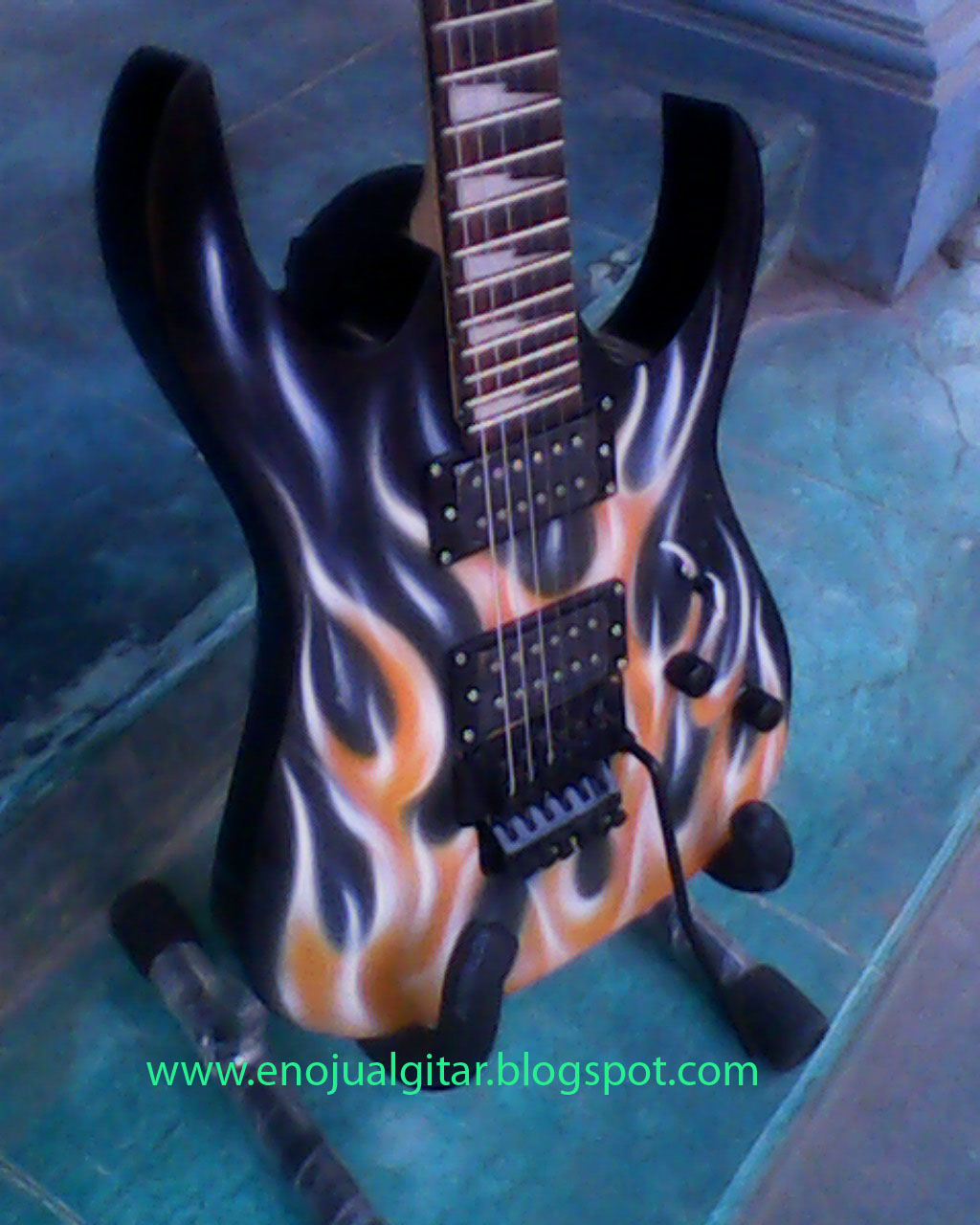 Gitar Elektrik Custome (api) |pesan gitar|jual gitar murah|tempat pesan ...