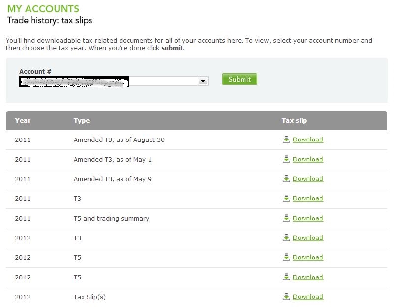 www.investing101.ca: Tax Slip Tracking with Online Broker - Interactive ...