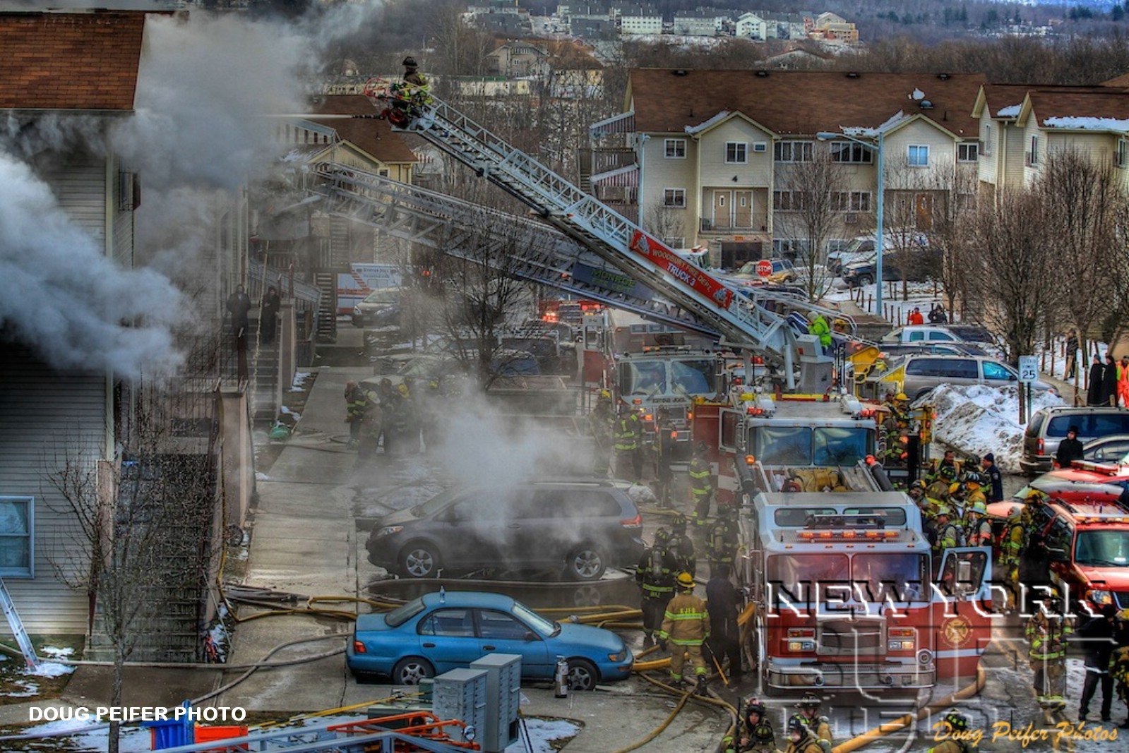 New York Buff Media: Fully Involved Building Fire In Kiryas Joel