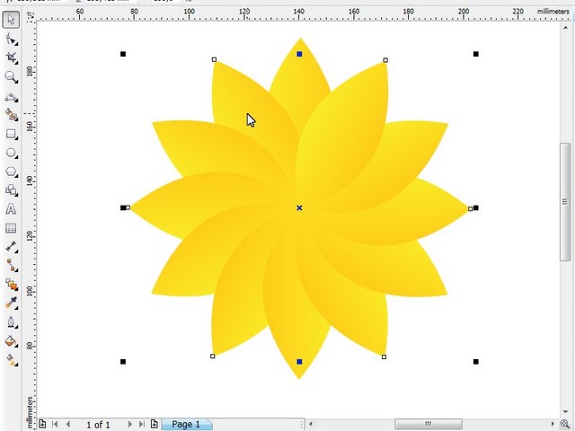 Bilik Corel: Membuat Bunga Cantik di CorelDraw