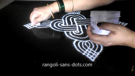 Only geethala muggulu Sankranti rangoli