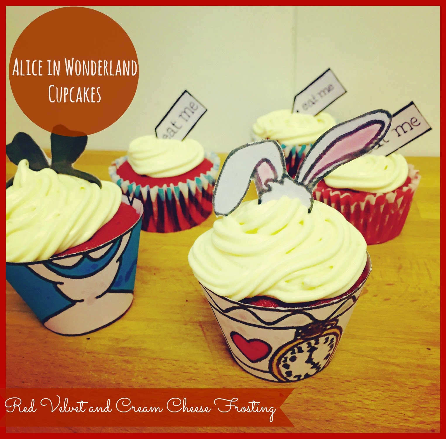 Alice In Wonderland Cupcakes Eat Me