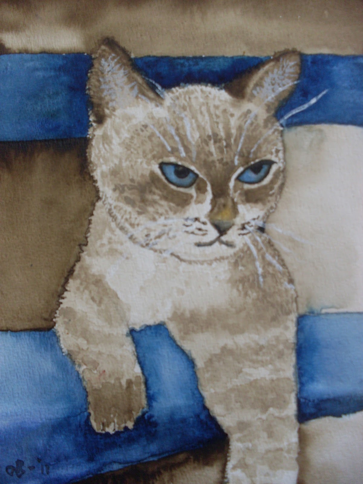 Aquarellen van Renate: animals