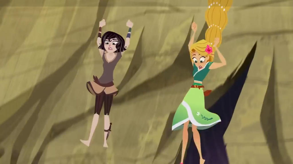 Anime Feet: Tangled: The Series: Rapunzel and Cassandra