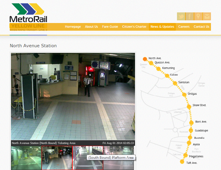 DOTC MRT3 CCTV - Talk Pinoy