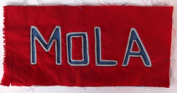 Textile Arts Now: Mola tutorial 05: Introduction to three-layer mola
