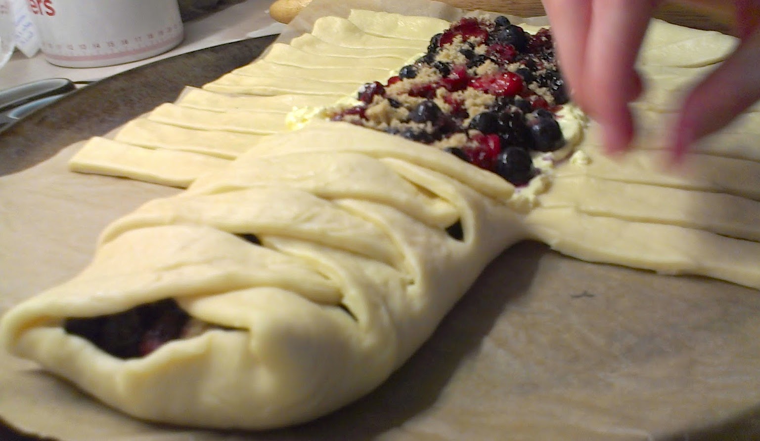 From Scratch Mom: Berry Coffee Twist