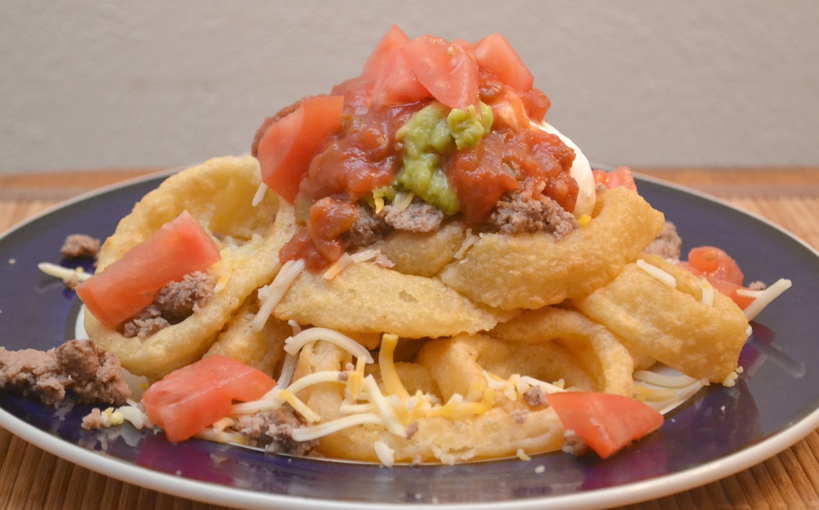 Onion Ring Tower Nachos Supreme - Building Our Story