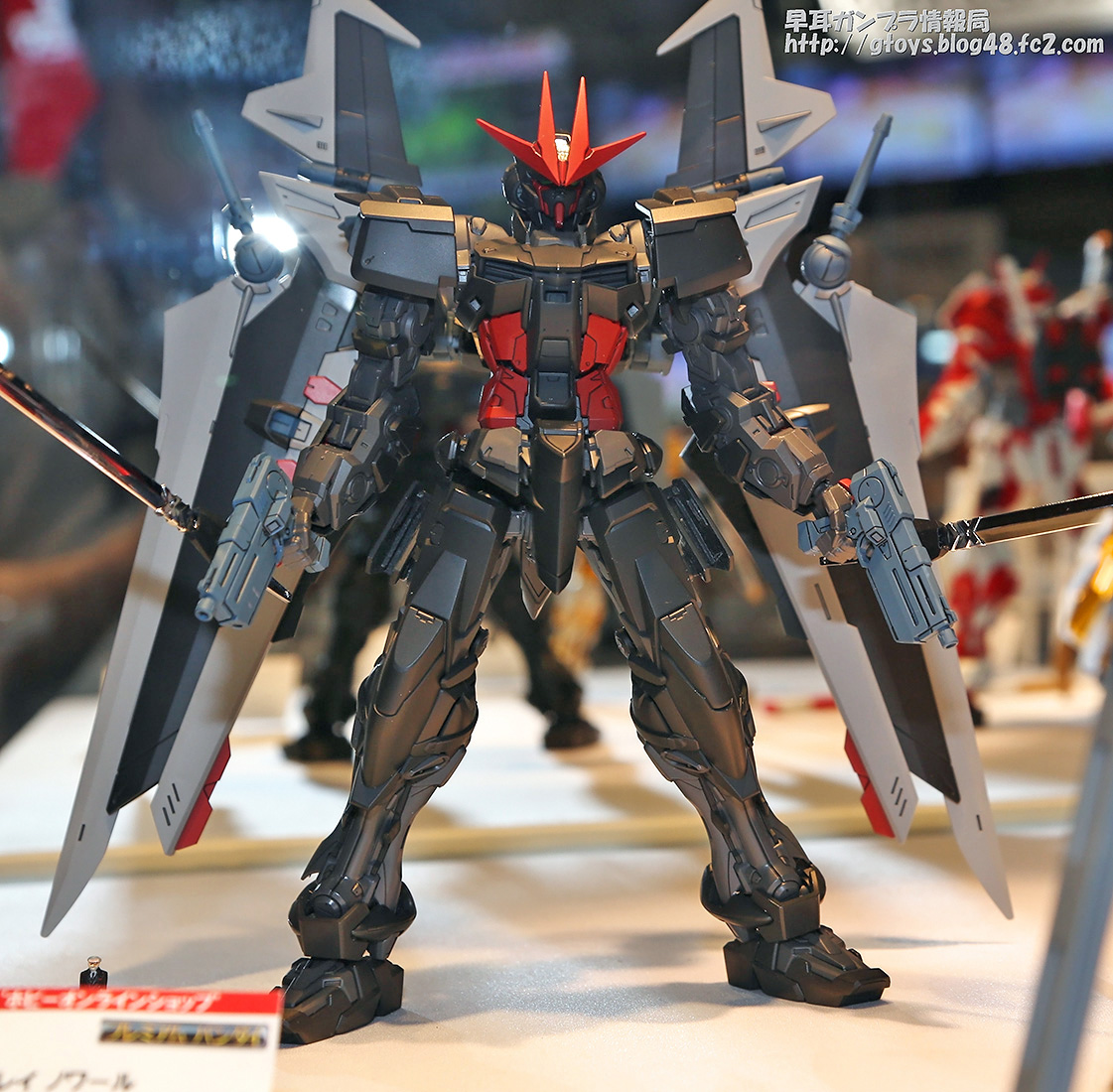 GUNDAM GUY: MG 1/100 Astray Noir - On Display @ C3 x Hobby 2013 (Japan ...