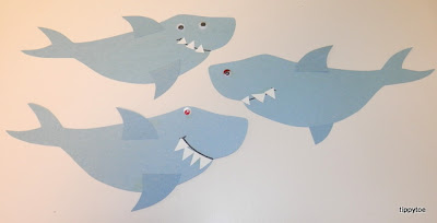 Tippytoe Crafts: Shark Craft
