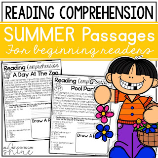 Reading Fluency & Comprehension - All Students Can Shine