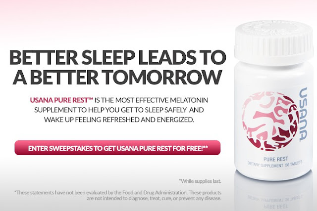 USANA Pure Rest Melatonin Supplement Giveaway - 1,000 Winners Win a ...