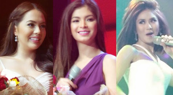 Photos: Sarah Geronimo, Julia Montes, and Angel Locsin in Avon NASCON
