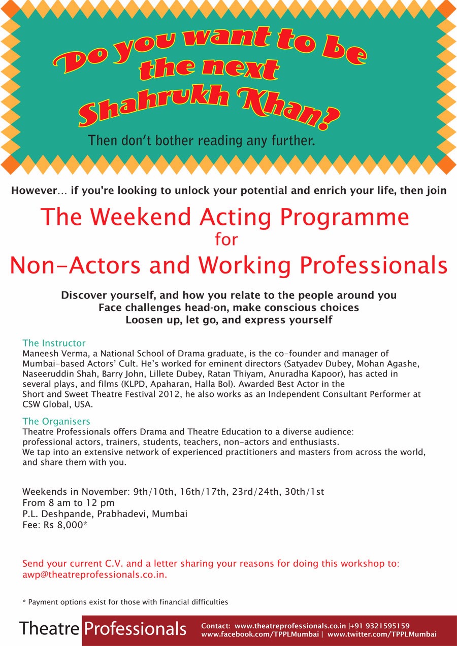 QTP The Script: Workshops