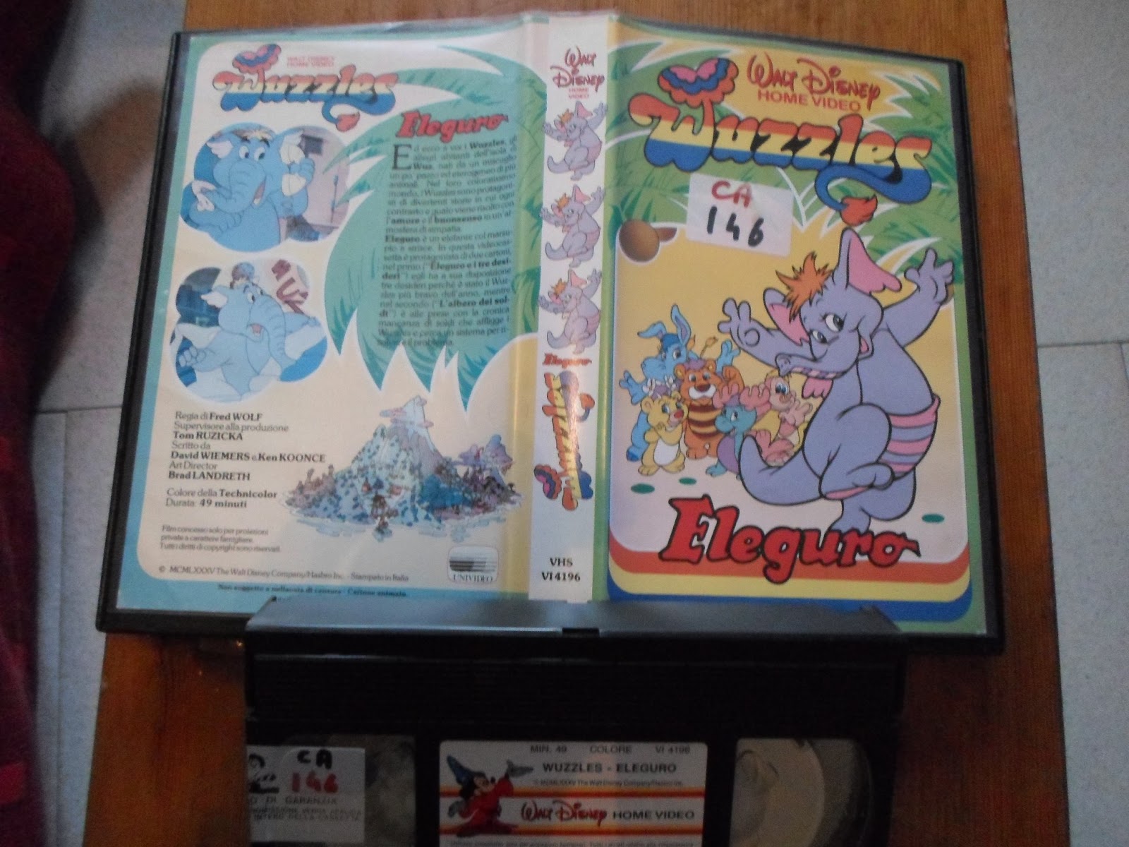 VHS Disney: IMMAGINI WUZZLES