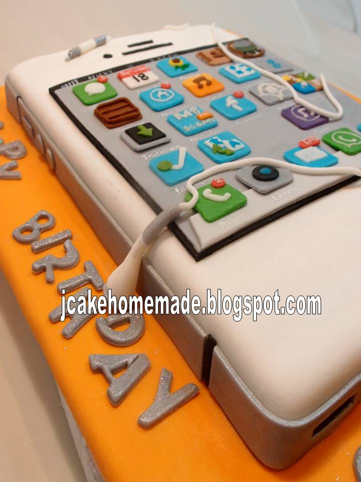 Jcakehomemade: IPhone birthday cake
