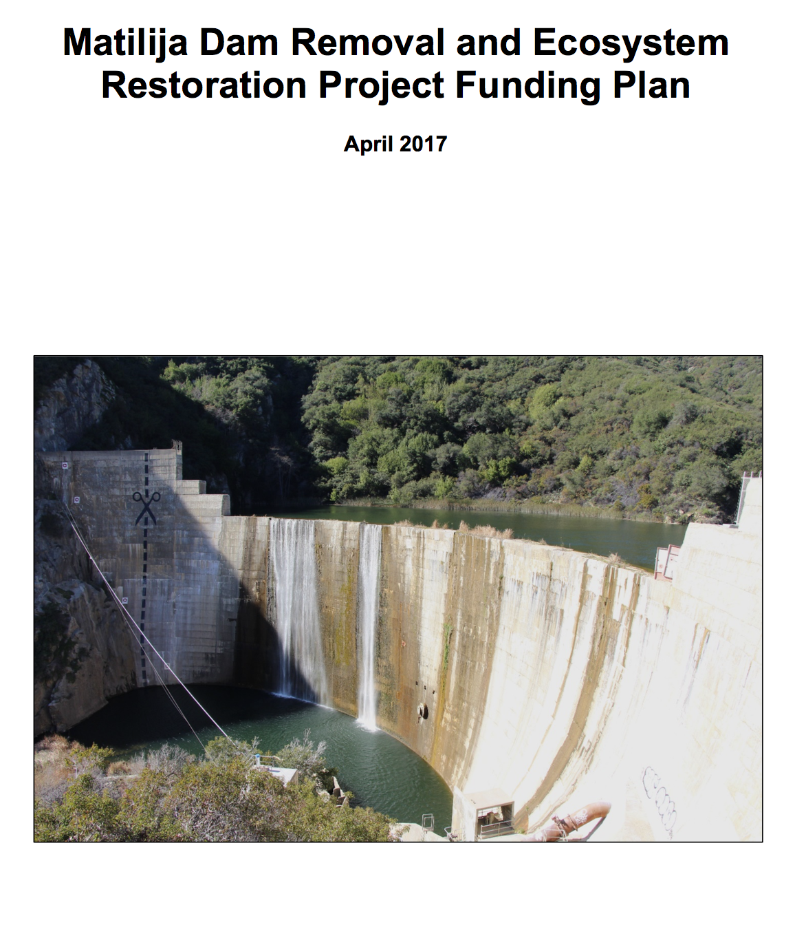 Ventura River Ecosystem: Matilija Dam Funding Plan