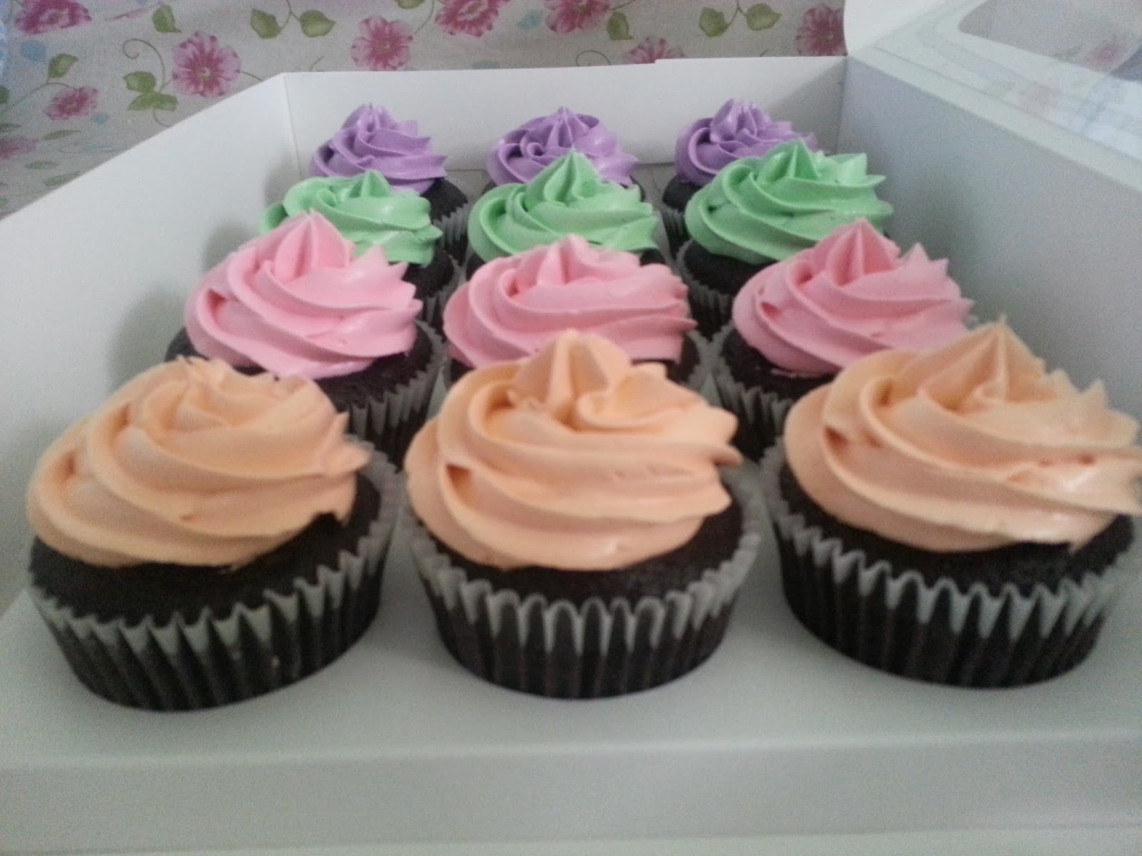 Bakerlicious Cupcakery: Colourful cupcakes