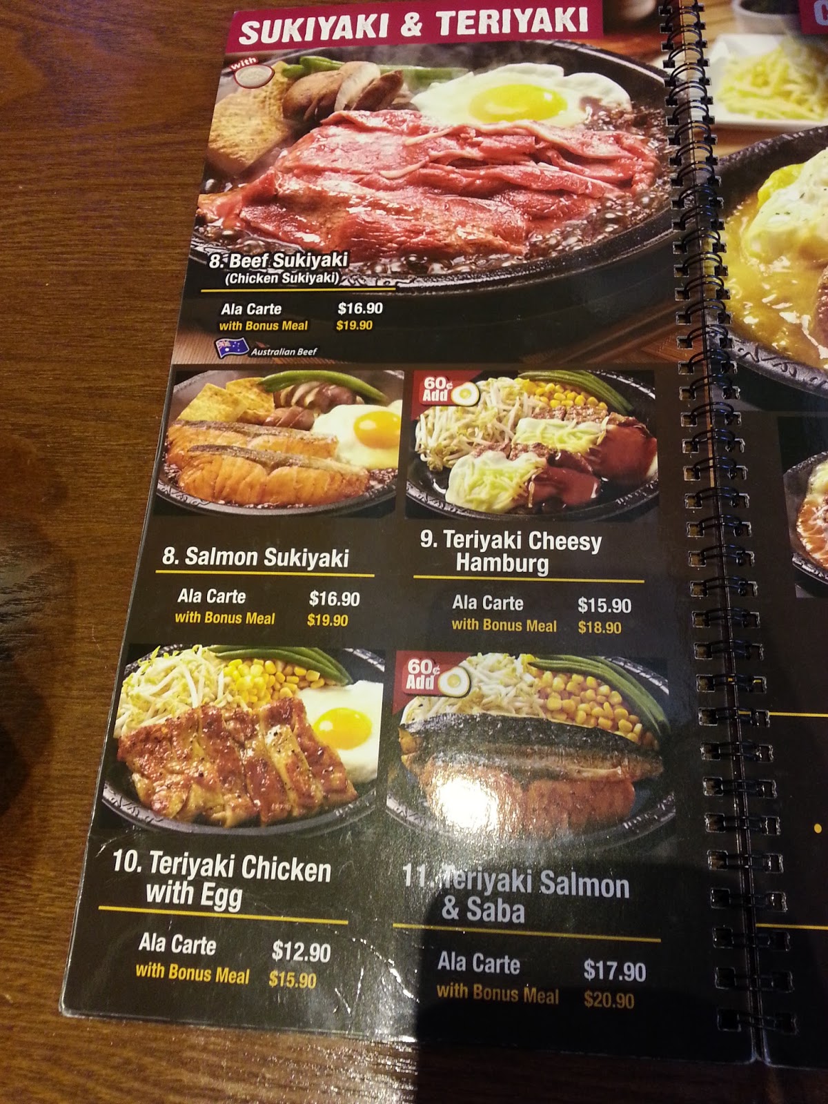 everythingiknow: Pepper Lunch Brunei Menu