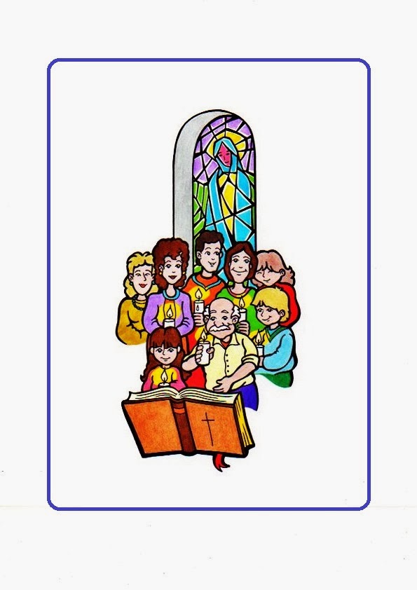 El Rincón de las Melli: DIBUJO EN COLOR: Celebrando en comunidad