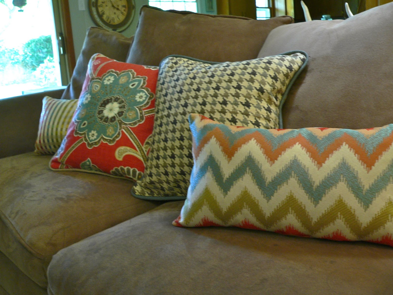 The Peacock Door: Jessica's Pillows