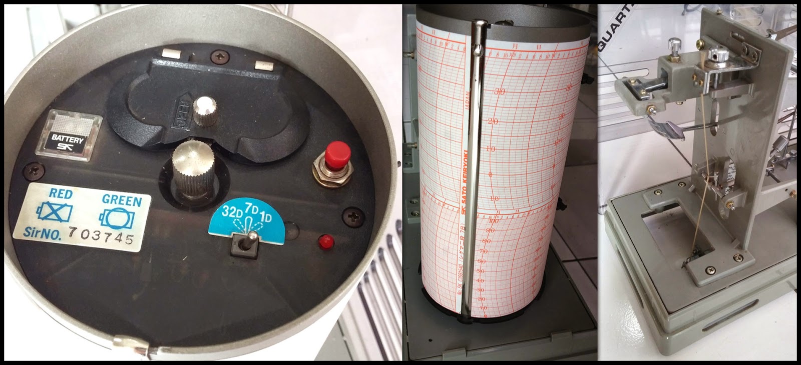 2nd MACHINE: Hygro / Thermograph, Sigma-II, NSII-Q, SATO