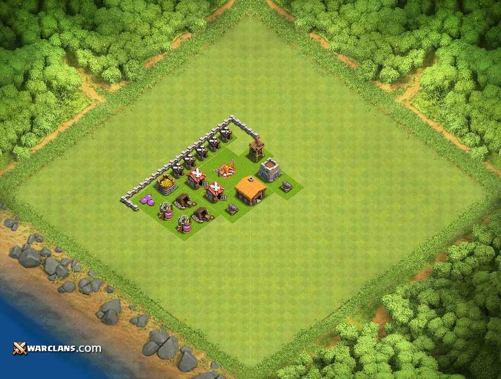 Clash games guide: Top 8 TH(Town Hall) 2 Bases.