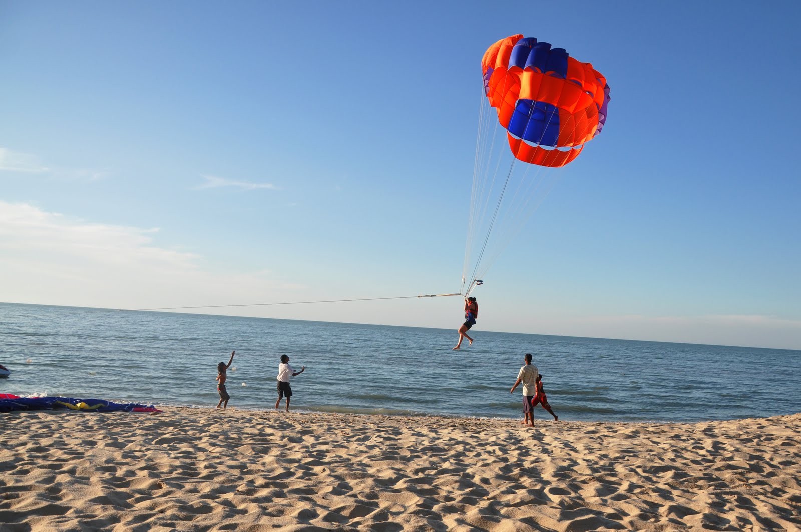 yesterday: parasailing
