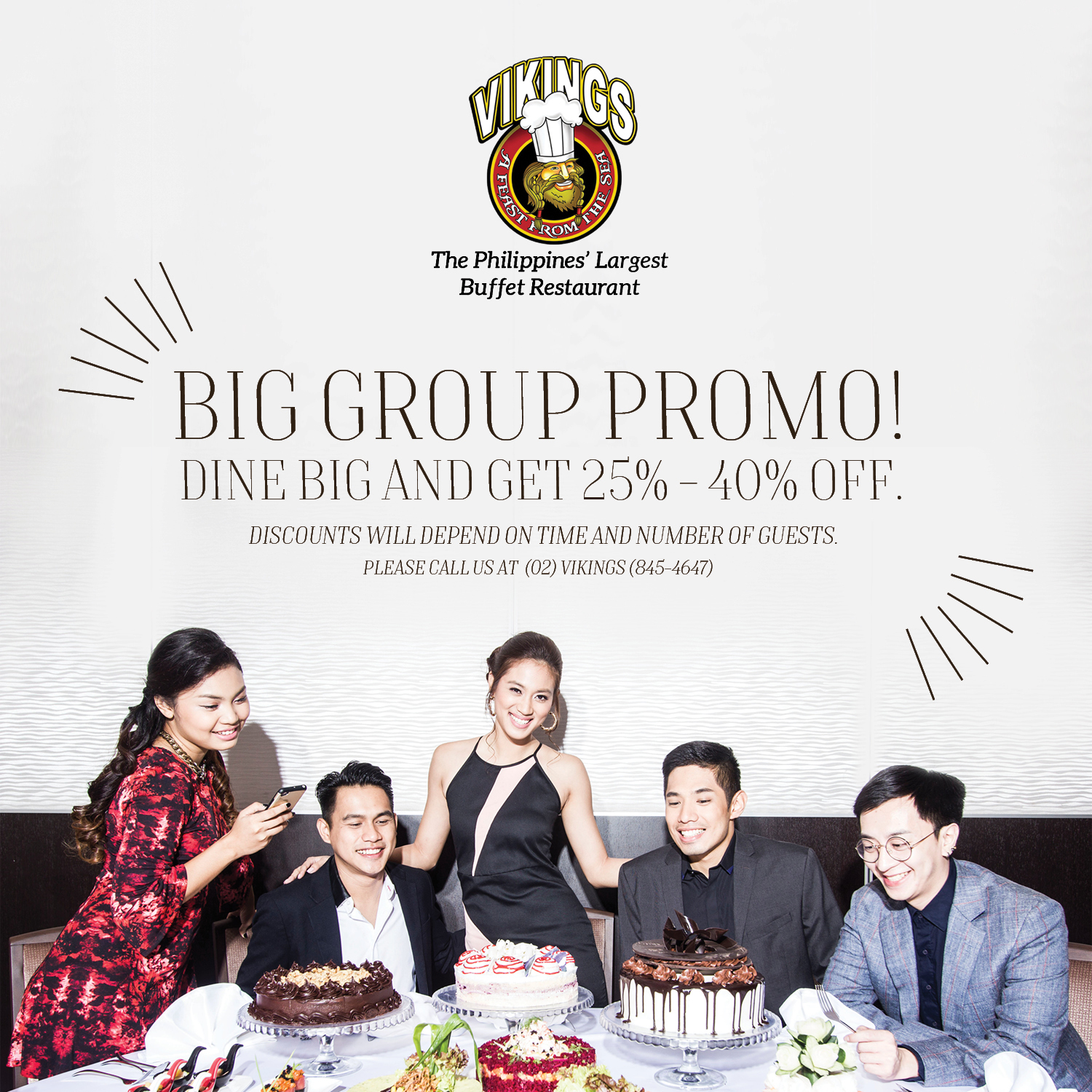 Manila Shopper: Vikings Big Group Buffet Promo