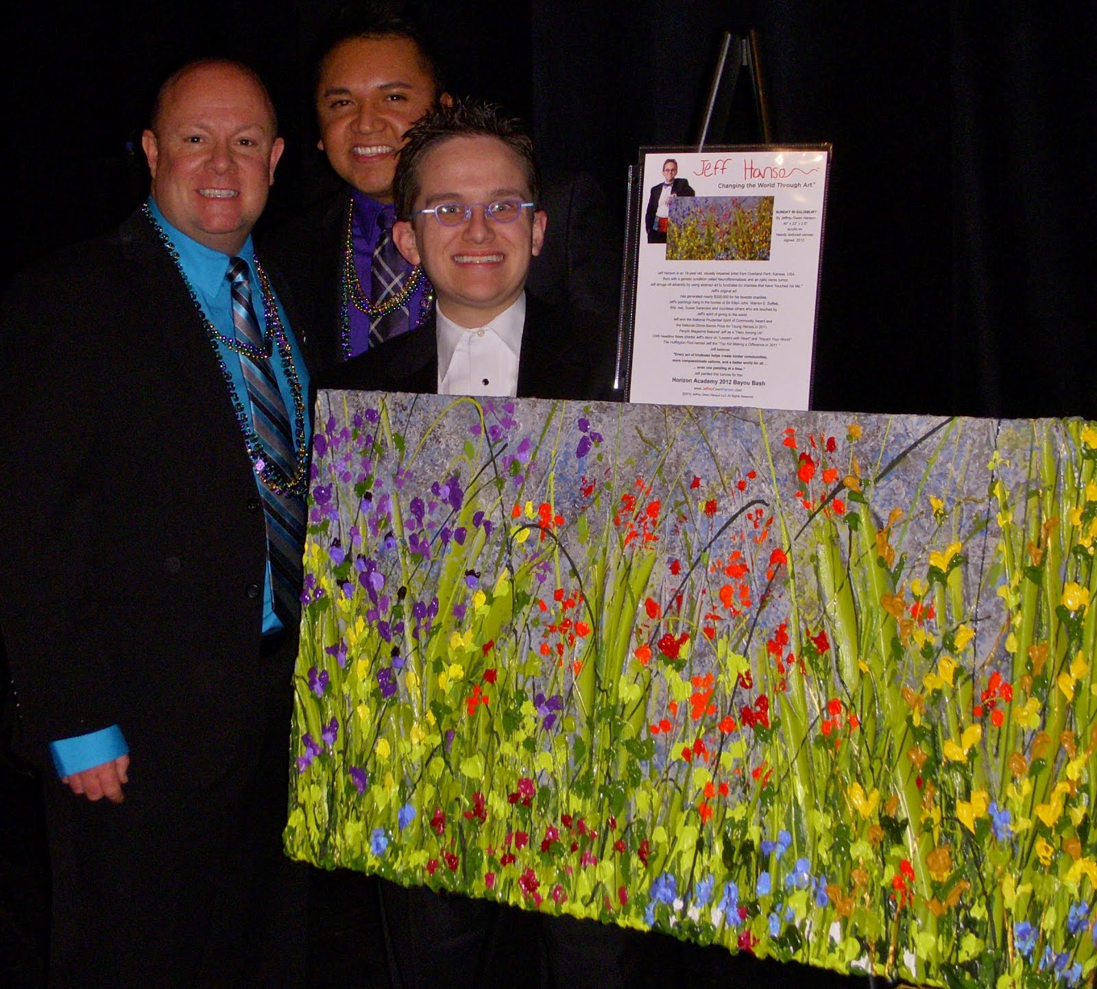 Artist Jeff Hanson: Jeff's Art Raises $10,075 for Horizon Academy