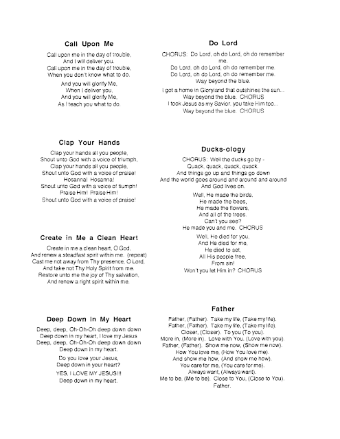 Precise is Nice: Camp Songs