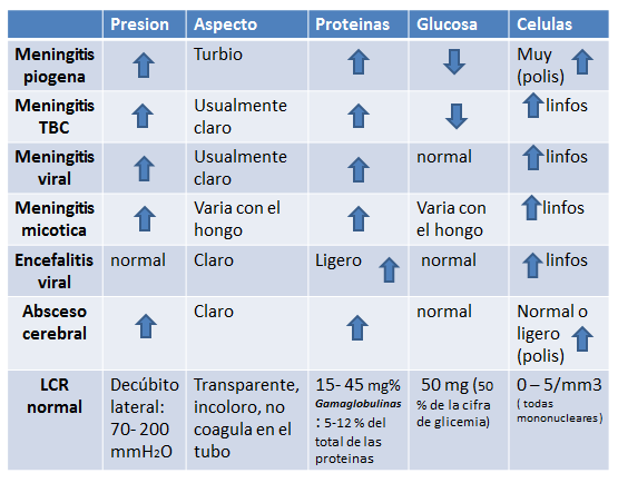 LCR y Puncion lumbar