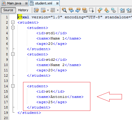 XML DOM: CRUD Create Update Delete XML NetBeans ~ Thế Giới Giải Mã