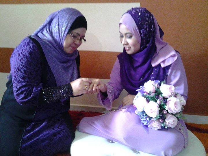My Life My Journey: Majlis Tunang Simple Tema Purple Pink | My E-Day