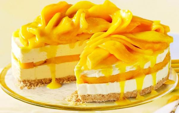 Resepi Chilled Mango Cheese Cake/ Kek Keju Mangga - Travel Maniac