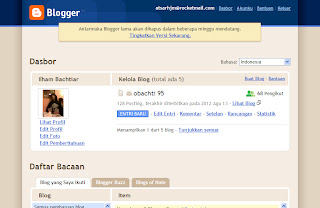Cara Merubah Tampilan Dasbor Blogger Baru Ke Yang Lama