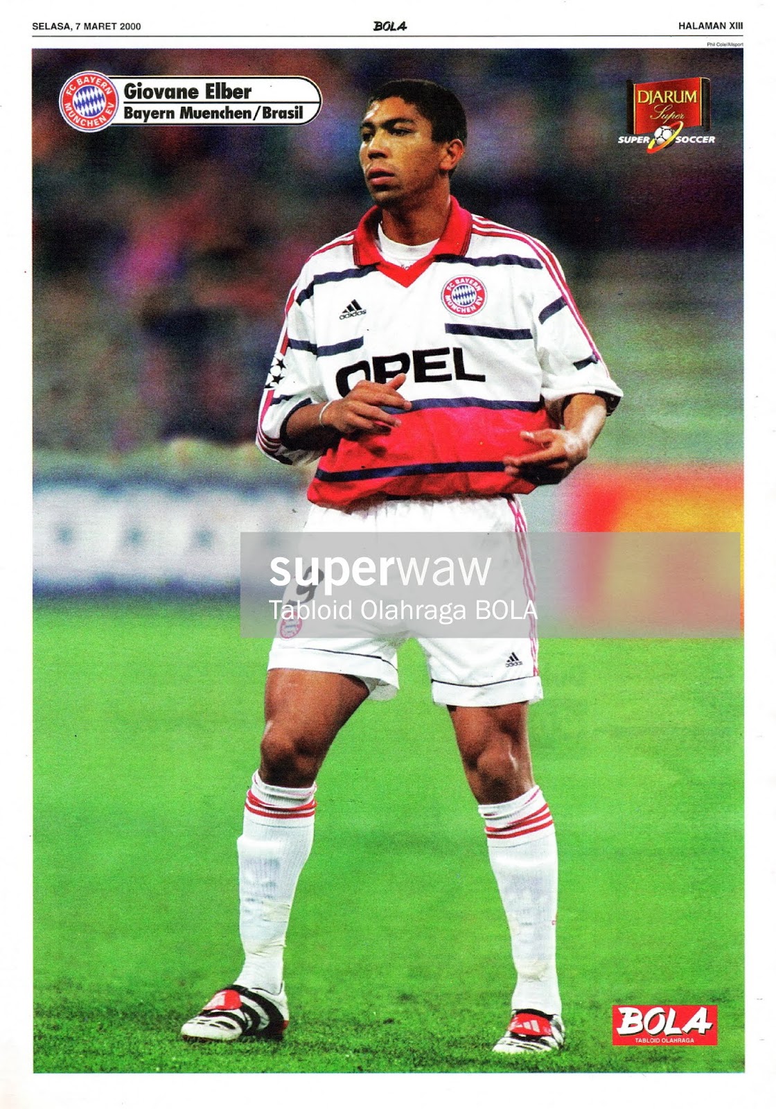 POSTER GIOVANE ELBER (BAYERN MUENCHEN 1999)