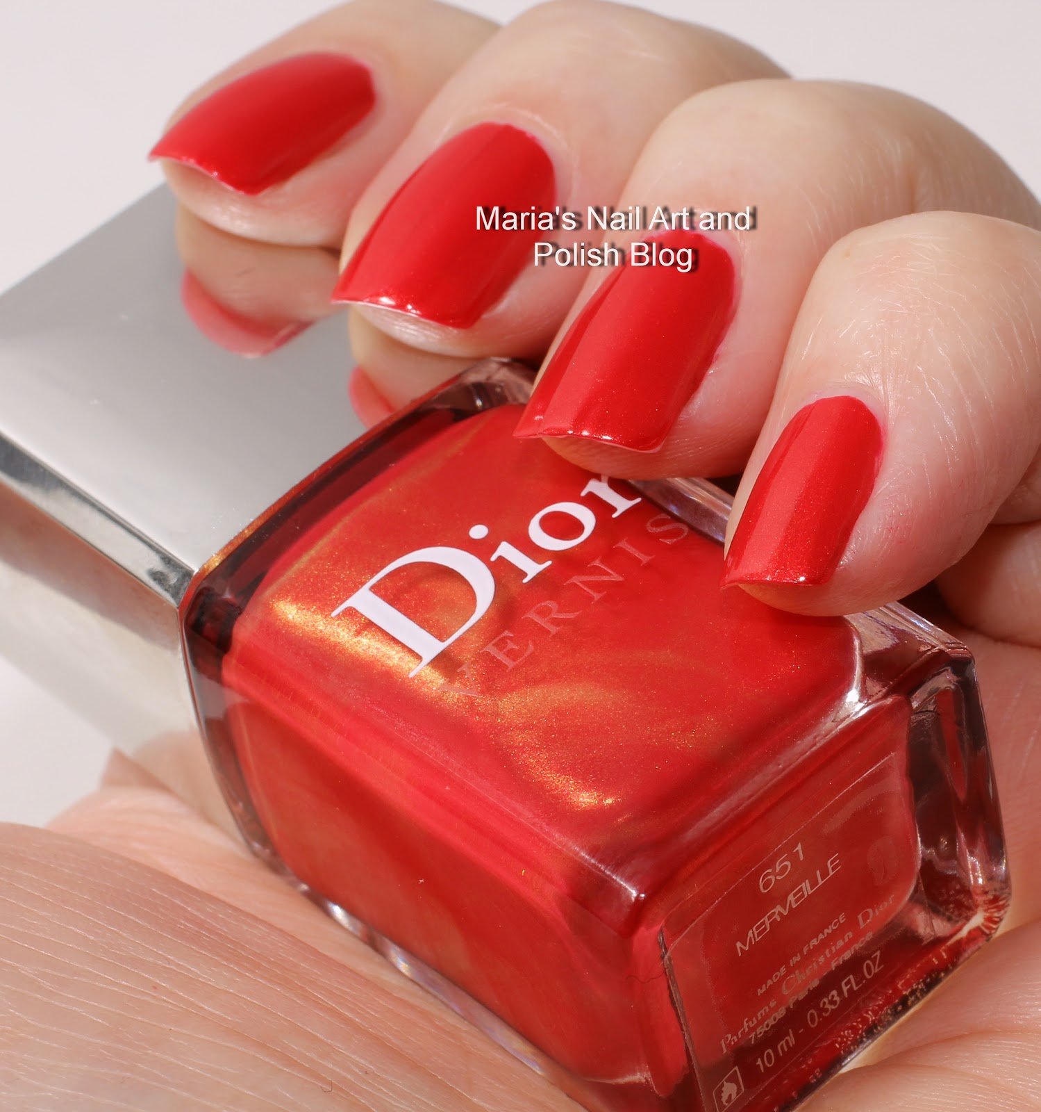 Marias Nail Art and Polish Blog: Dior Merveille 651, Les Rouges Or coll ...