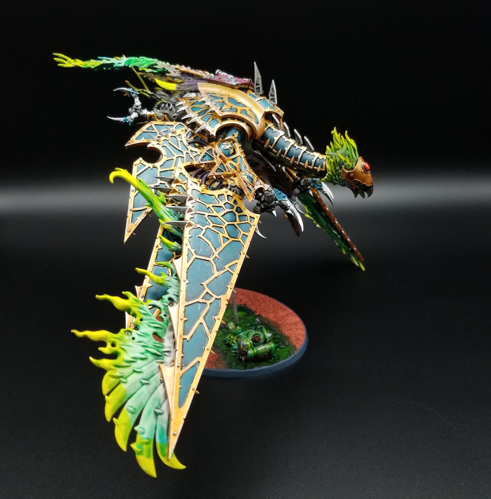 Tigurius's Omnis Arcanum Models: Thousand Sons Heldrake conversion