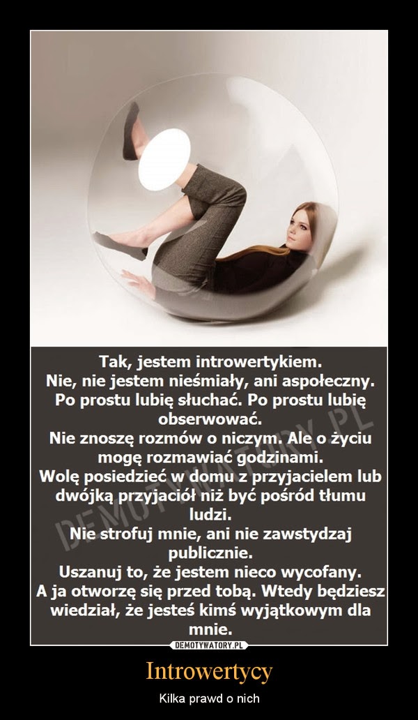 O życiu introwertyka w ekstrawertycznym świecie