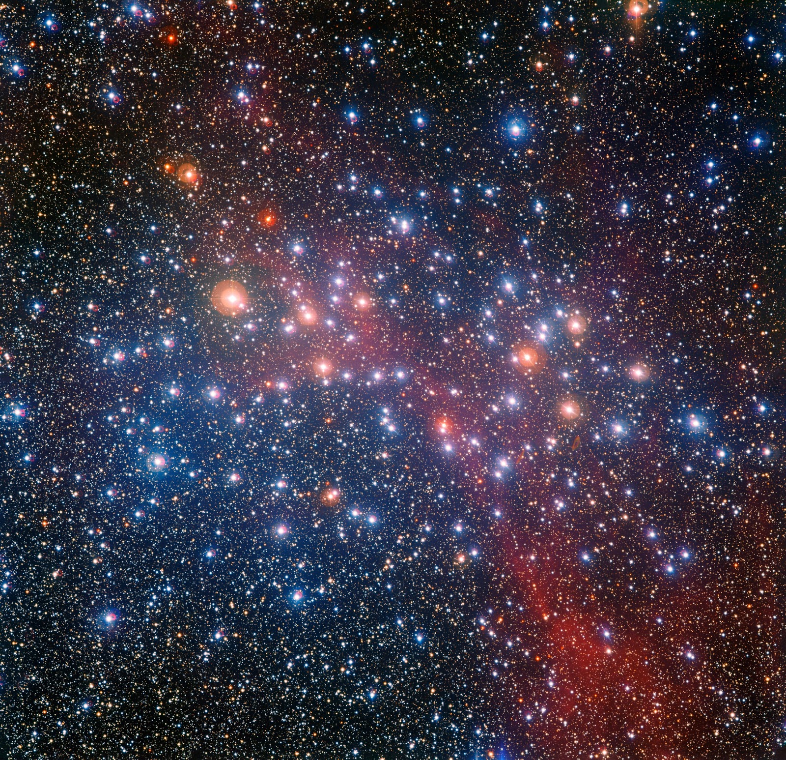 The colourful star cluster NGC 3532 | Earth Blog