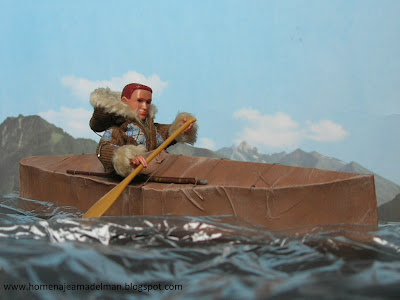 homenaje a madelman: Pescando desde la canoa