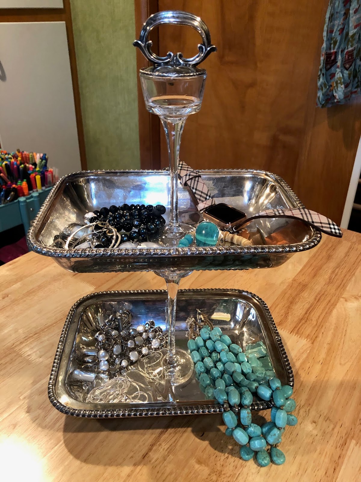 $2 Tiered Silver Stand | No Rules after 50