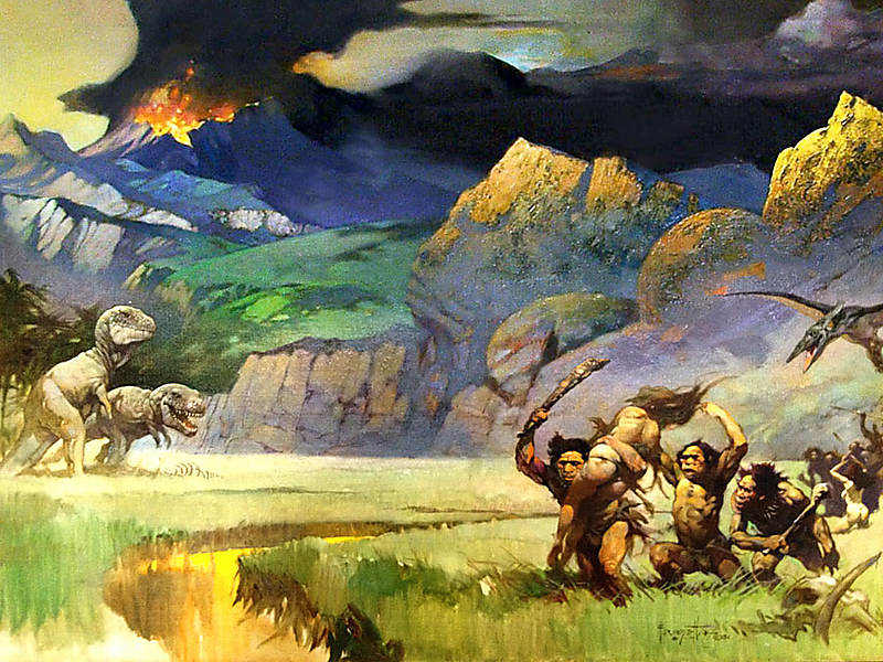 Cap'n's Comics: Monster Mania #2 by Frank Frazetta