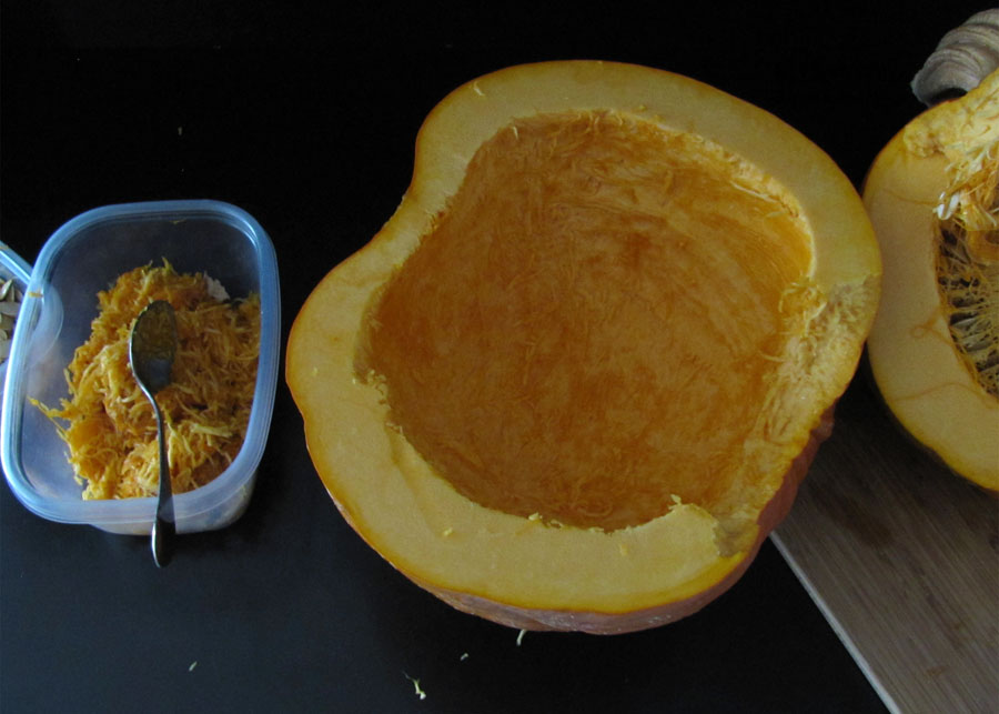 Smells Like Food in Here: Roast and Puree a Carving Pumpkin, Take 5