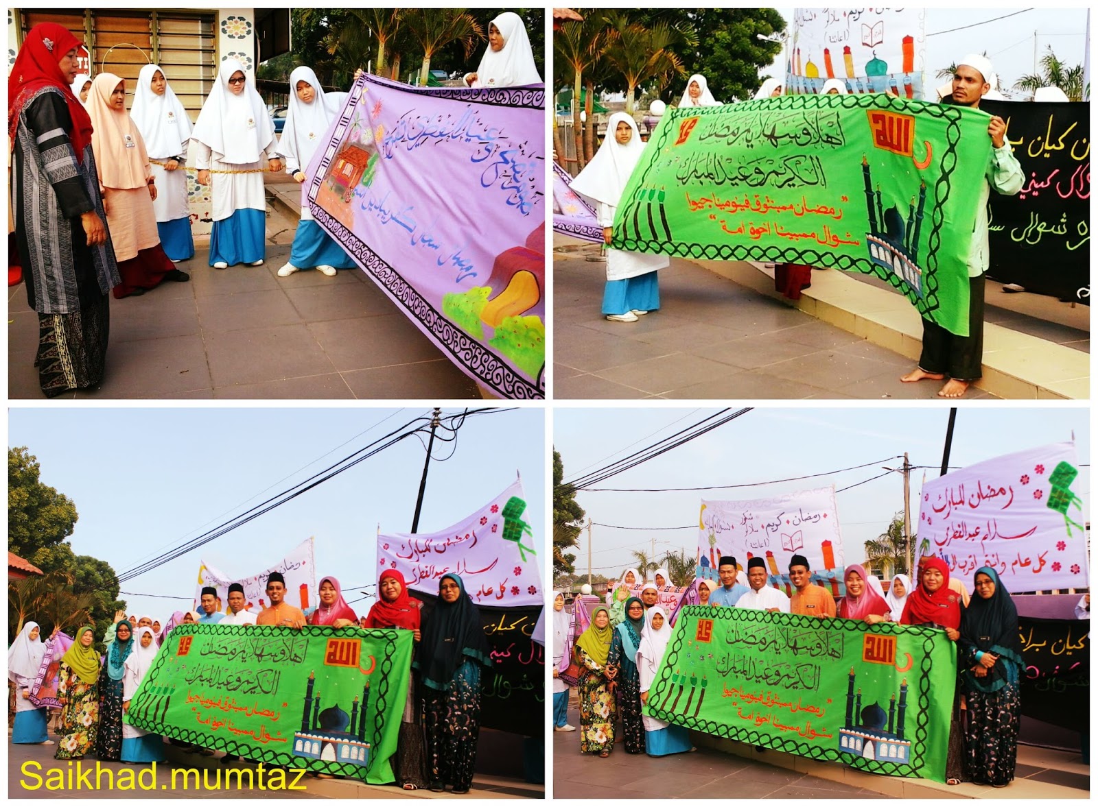 Surau Raudatul Jannah: Pertandingan Kain Rentang dan Agihan Kurma